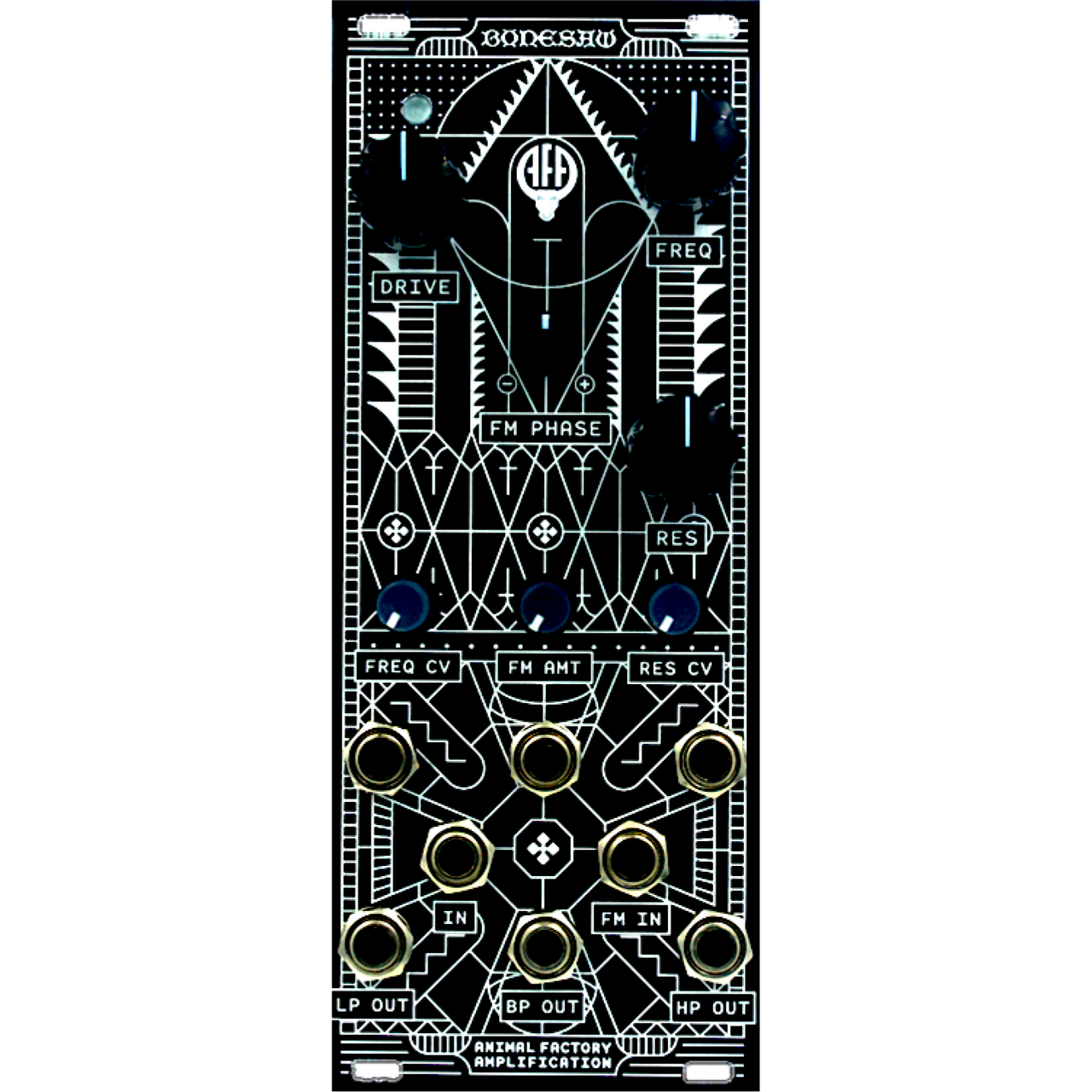 Eurorack: Bonesaw State-Variable Filter – Animal Factory Amplification