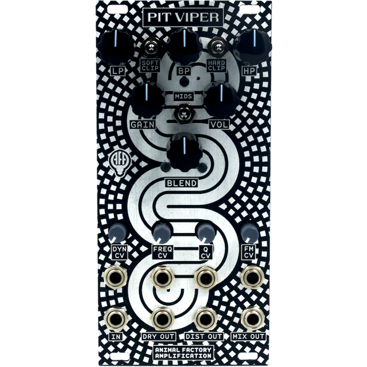 Eurorack: Pit Viper (V2) Overdrive/State-Variable EQ – Animal Factory ...