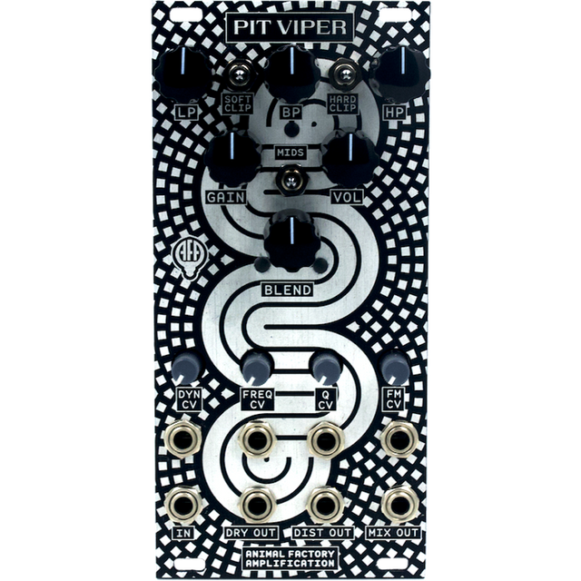 Eurorack: Pit Viper (V2) Overdrive/State-Variable EQ – Animal Factory ...